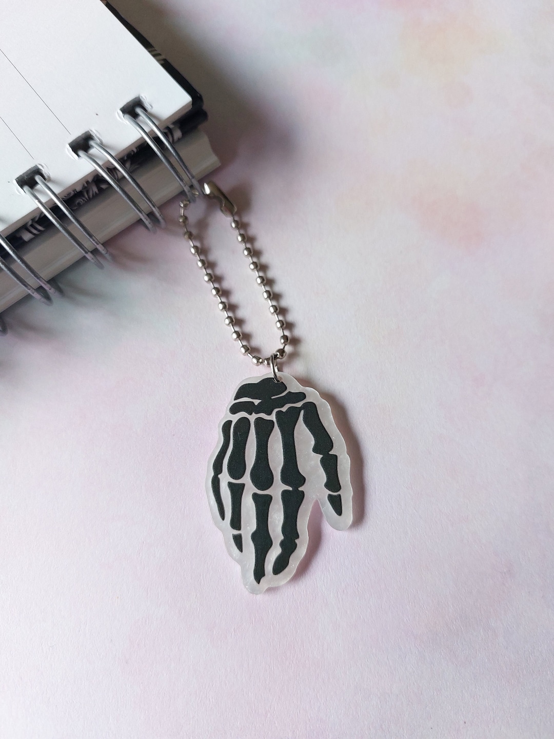 Skeleton Hand Planner Charm - Etsy
