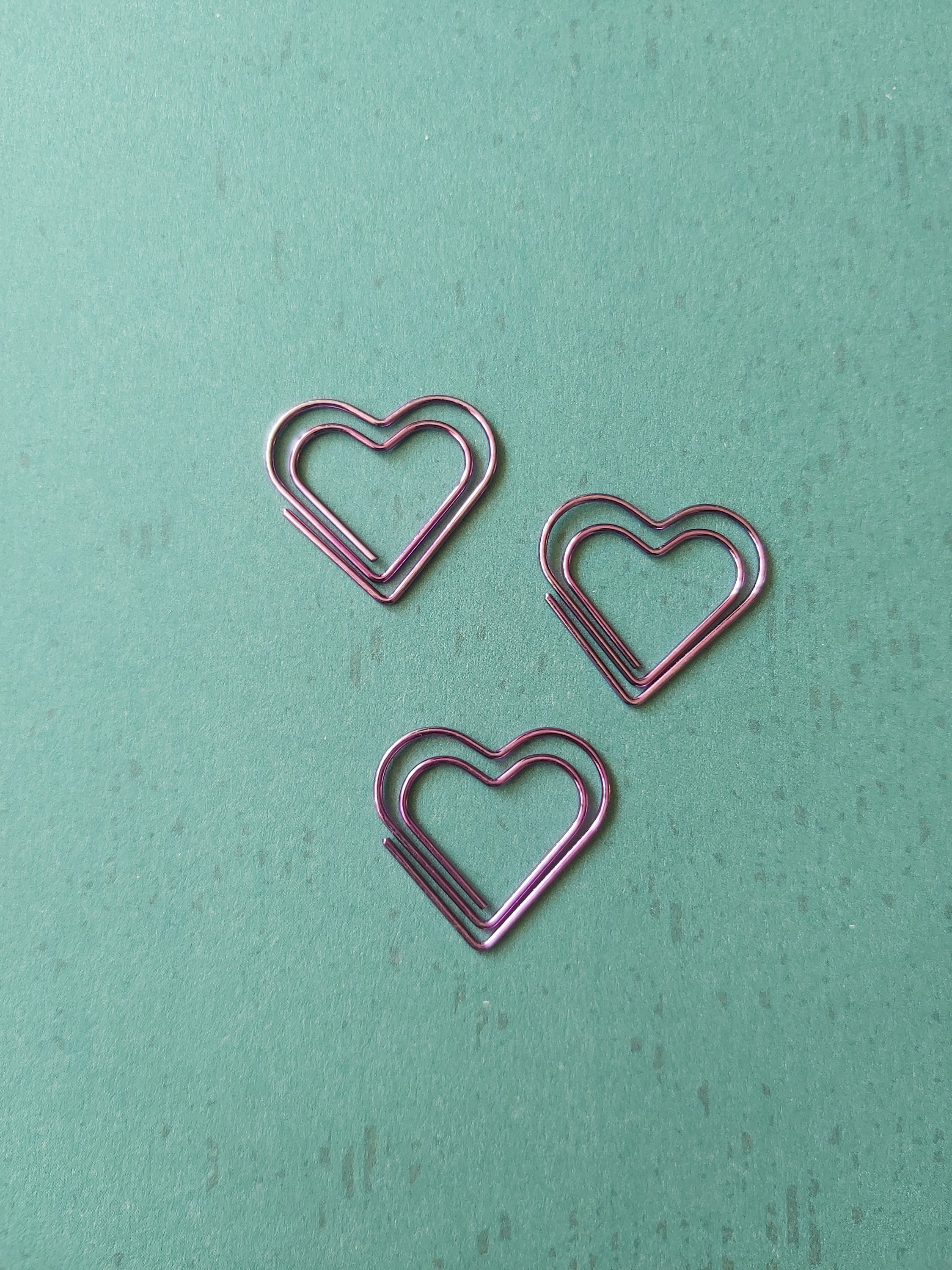 Heart Paper Clips - Etsy