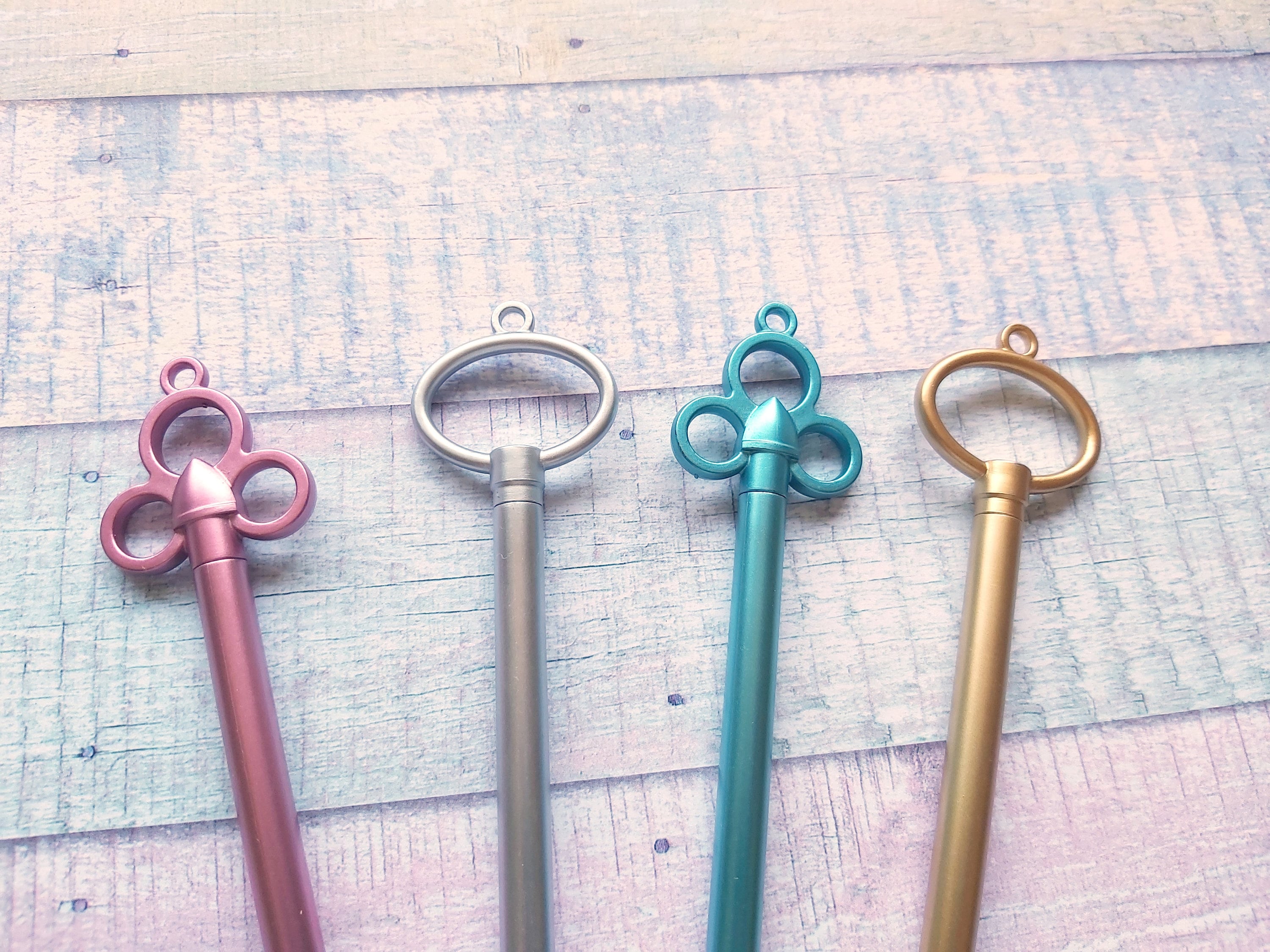 Metallic Key Pen - Etsy