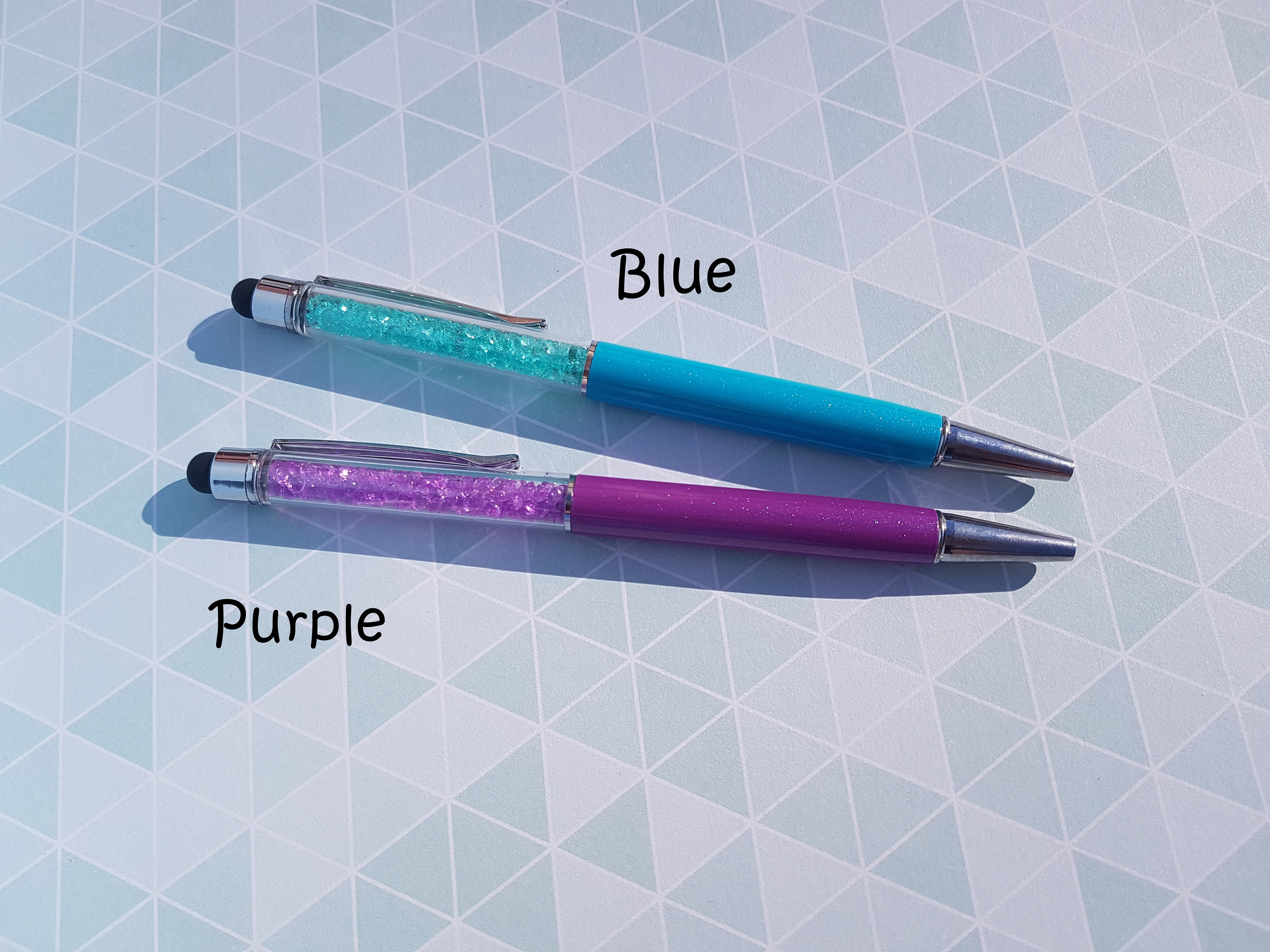 Crystal filled pen | Etsy