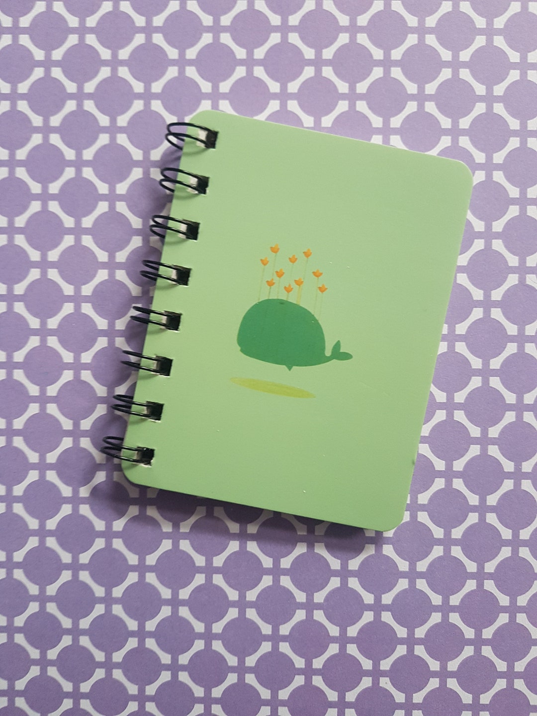 Whale Ruled Notepad - Etsy