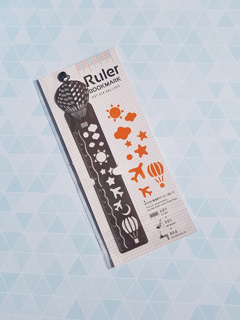 Planner Ruler/stencil/bookmark - Etsy