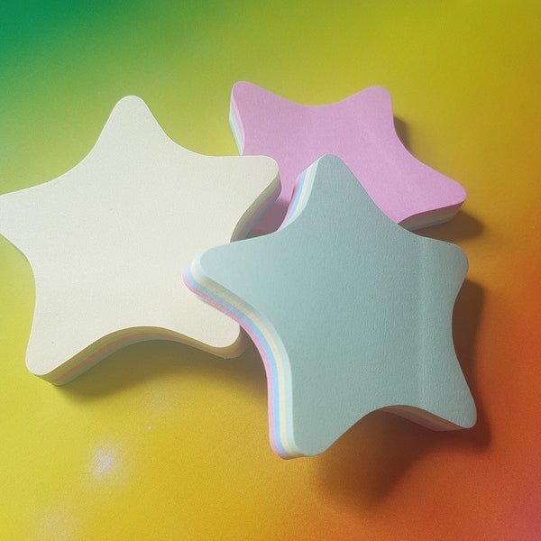 Star Sticky Notes - Etsy