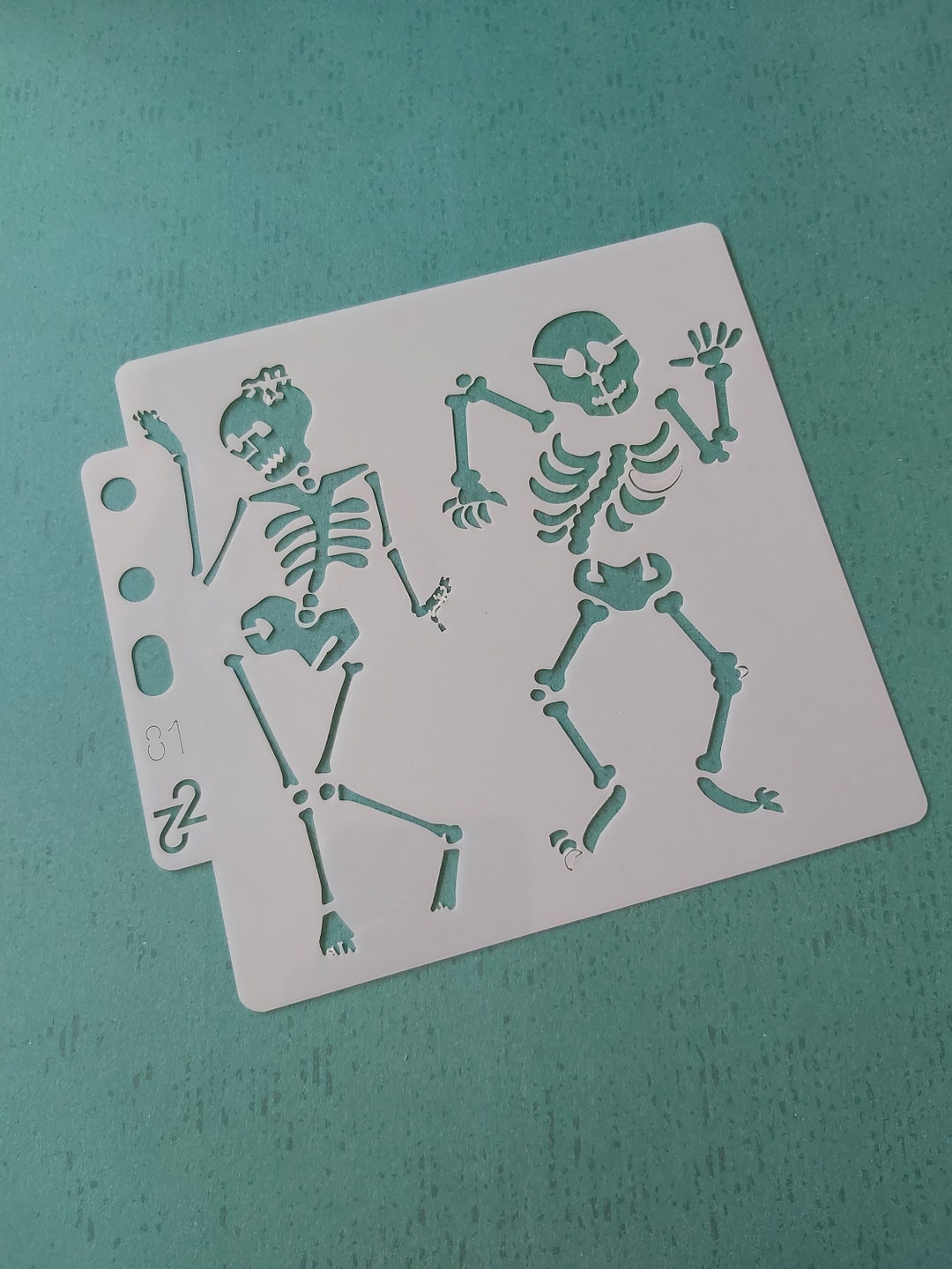 Skeleton Stencil | Reusable Art Template | Drawing, Painting and ...