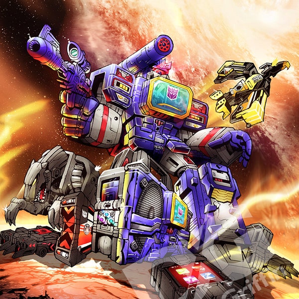 Soundwave Transformers Art - Etsy