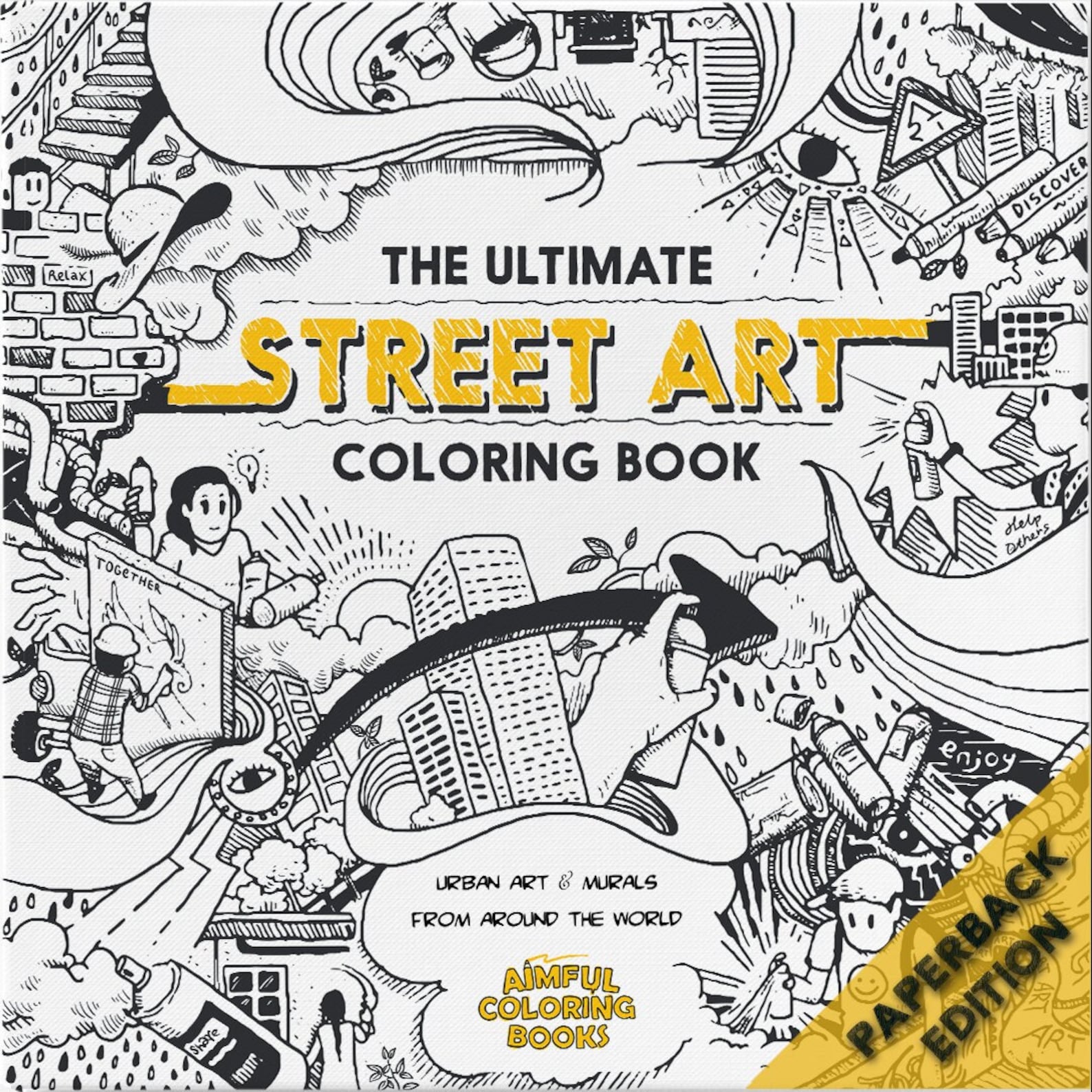 The Ultimate Street Art Coloring Book (softcover) - Etsy