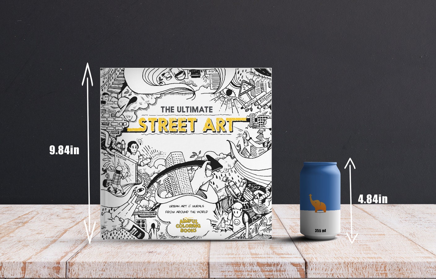 The Ultimate Street Art Coloring Book (hardcover) - Etsy