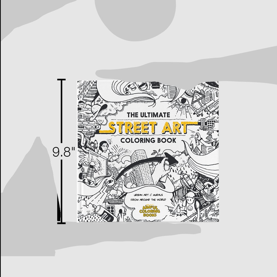 The Ultimate Street Art Coloring Book hardcover - Etsy