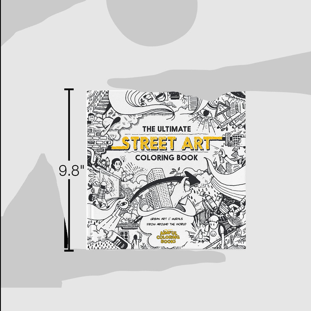 The Ultimate Street Art Coloring Book (hardcover) - Etsy