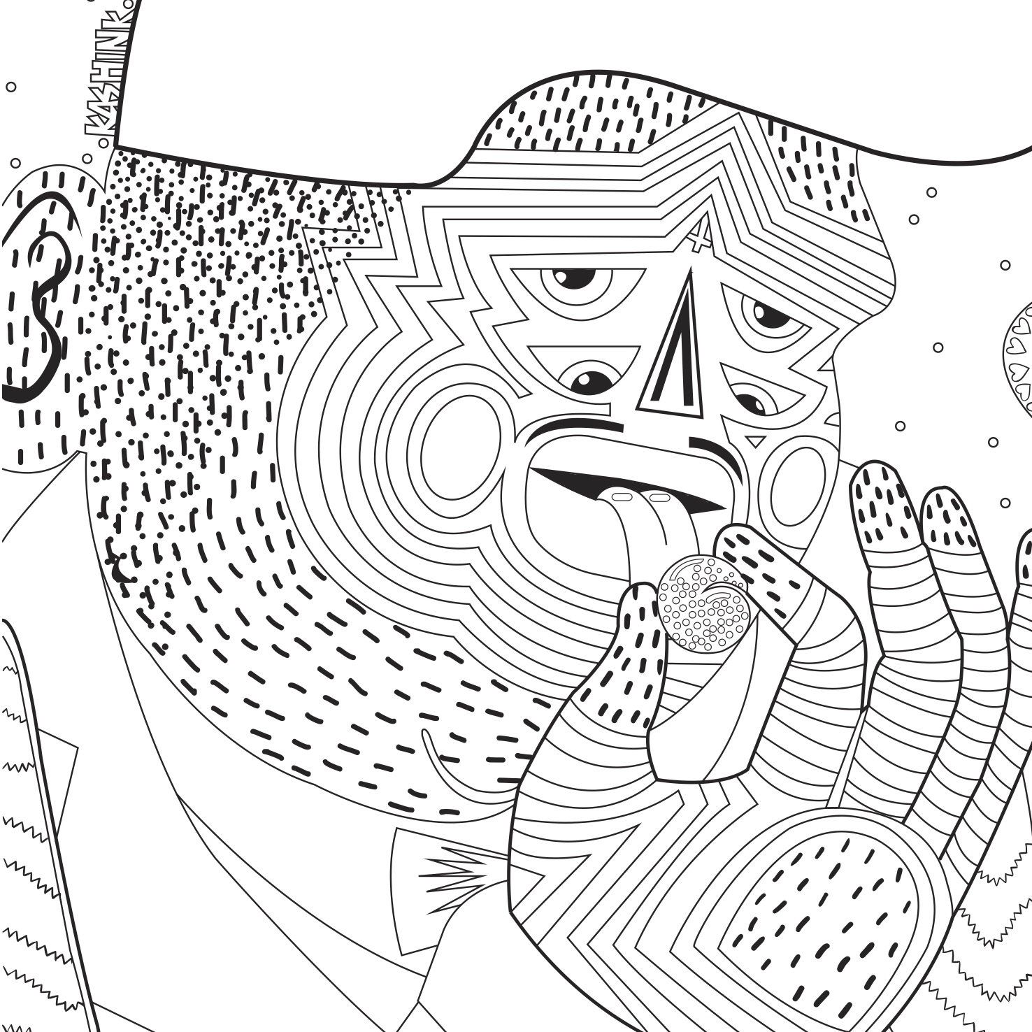 100 Pages - the Street Art Coloring Book Print-at-home - Etsy