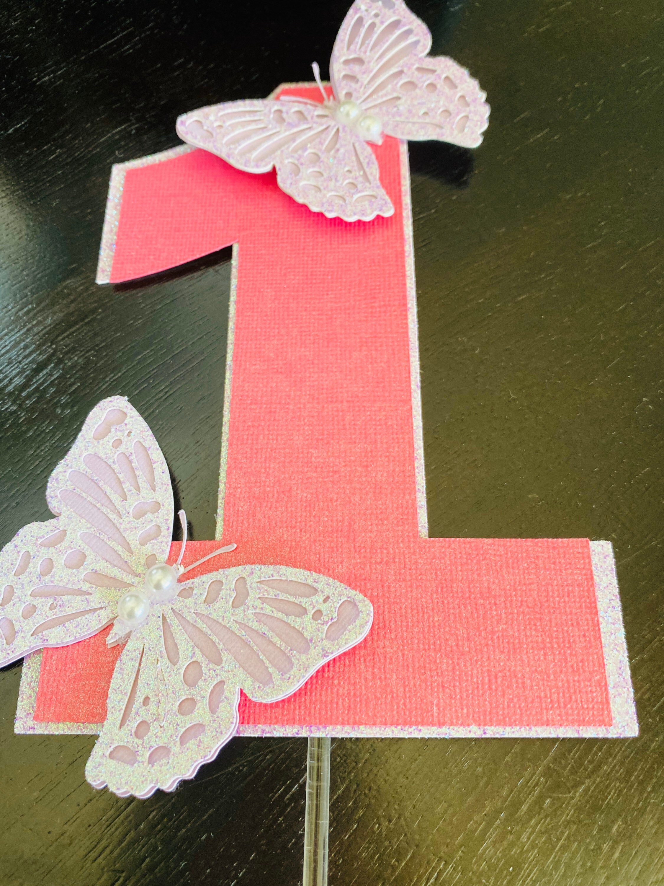 Topper de pastel de mariposa/ primer topper pastel de | Etsy