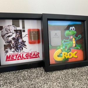 Final Fantasy VIII 8 Display Frame Case + Official Playstation PS1 ...