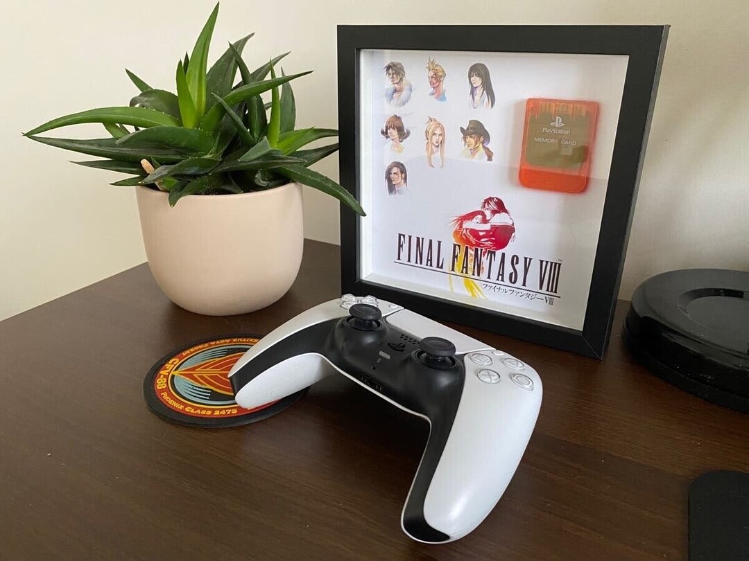 Final Fantasy VIII 8 Display Frame Case + Official Playstation PS1 ...