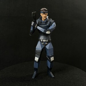 Metal Gear Solid - Solid Snake Retro Figure - PS1 Low Poly Style - Etsy