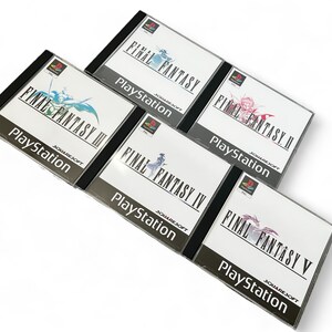 Final Fantasy Classic Collection PS1 Playstation Inspired Display Cases ...