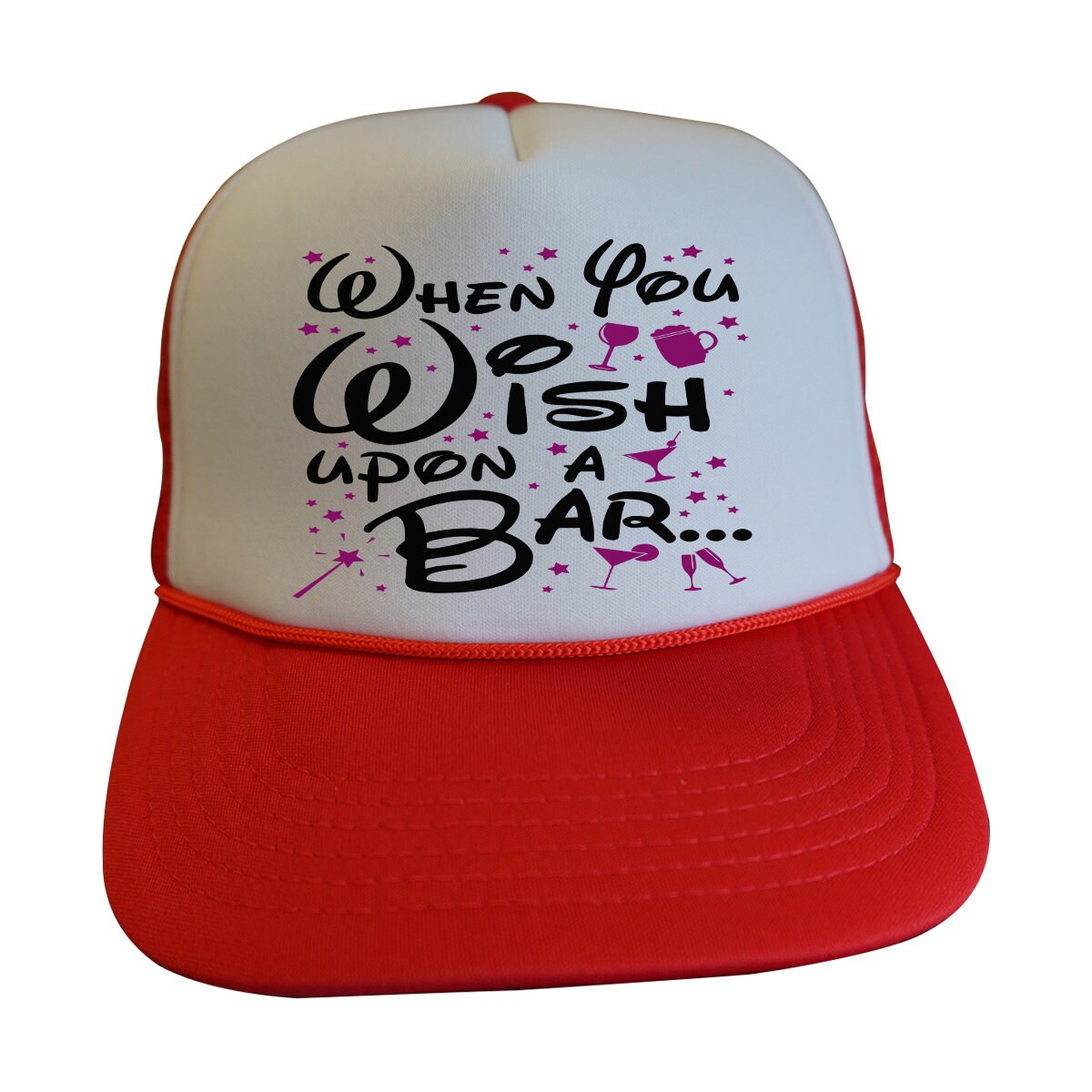 Funny Saying Womens Party Hats wish Upon A Bar - Etsy UK