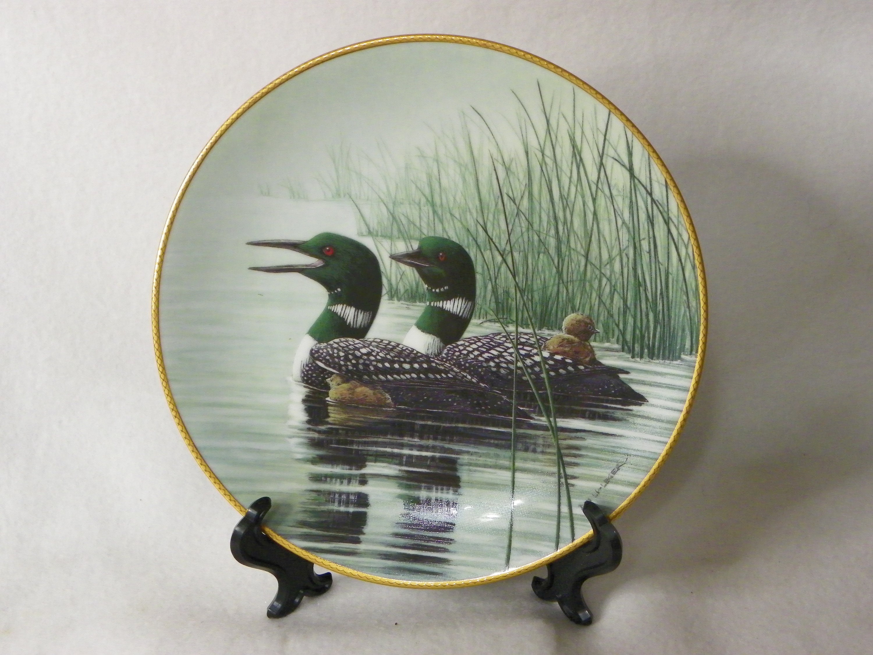 1991 DON LI-LEGER Loon Plate "keeping Them Safe" - Etsy