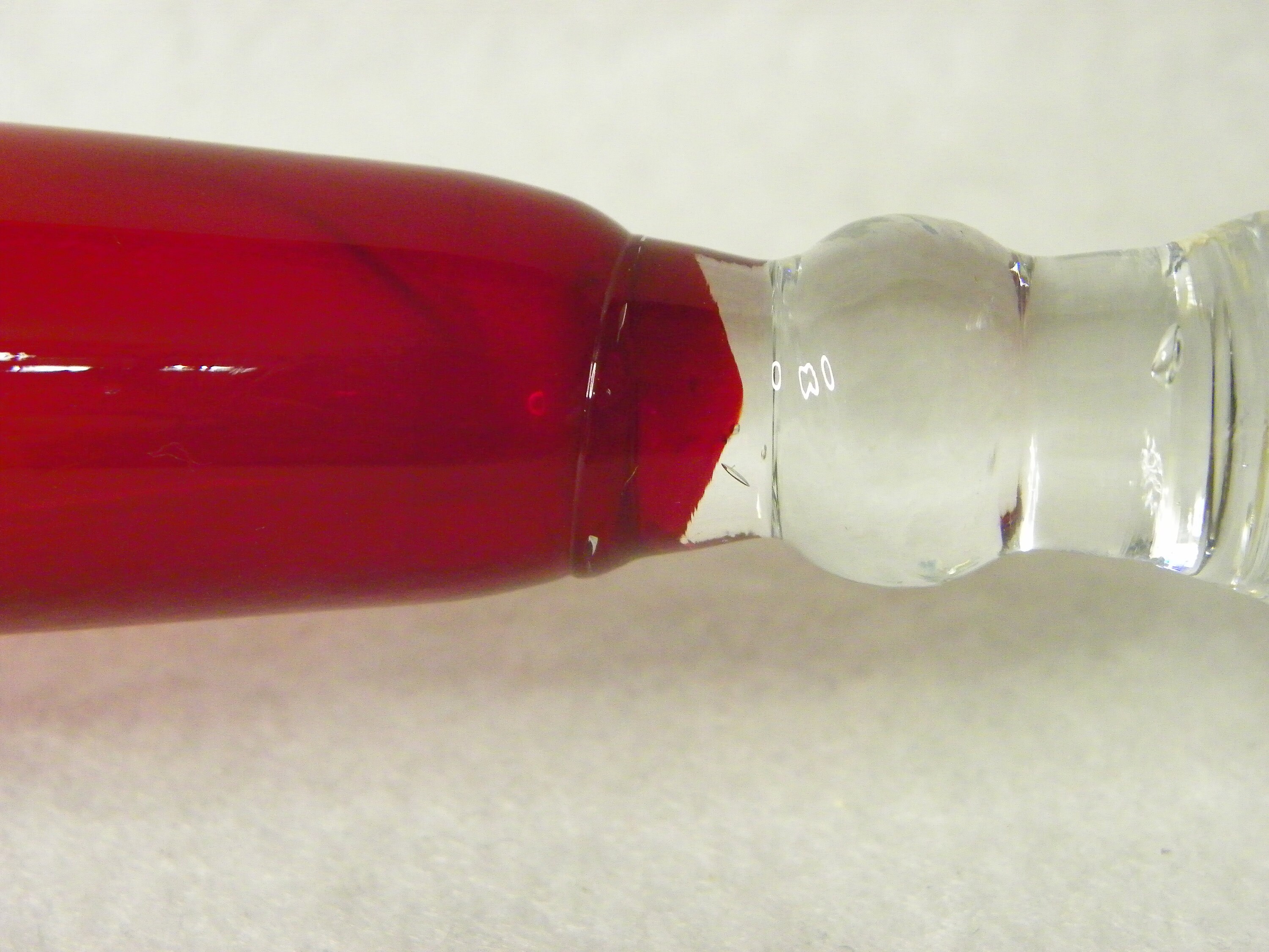 Elegant Ruby Red Bud Vase With Clear Stem by Napco - Etsy