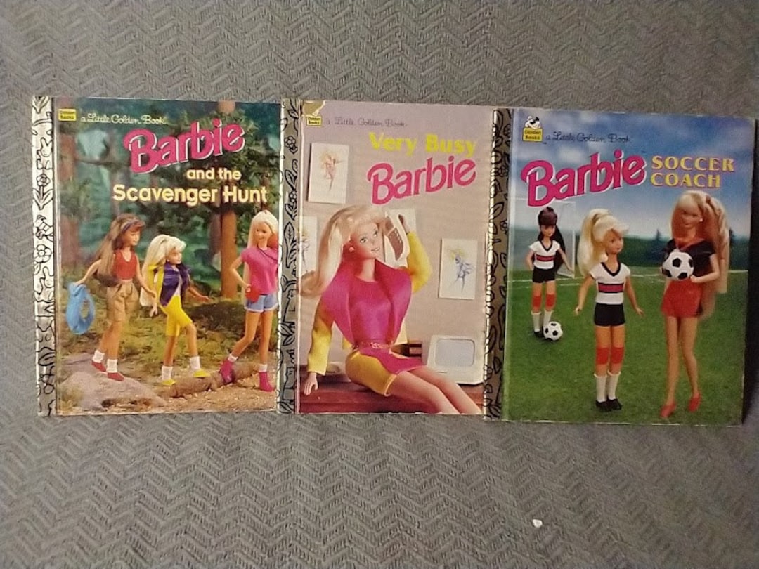 Barbie Little Golden Books Set of 3 1990s - Etsy