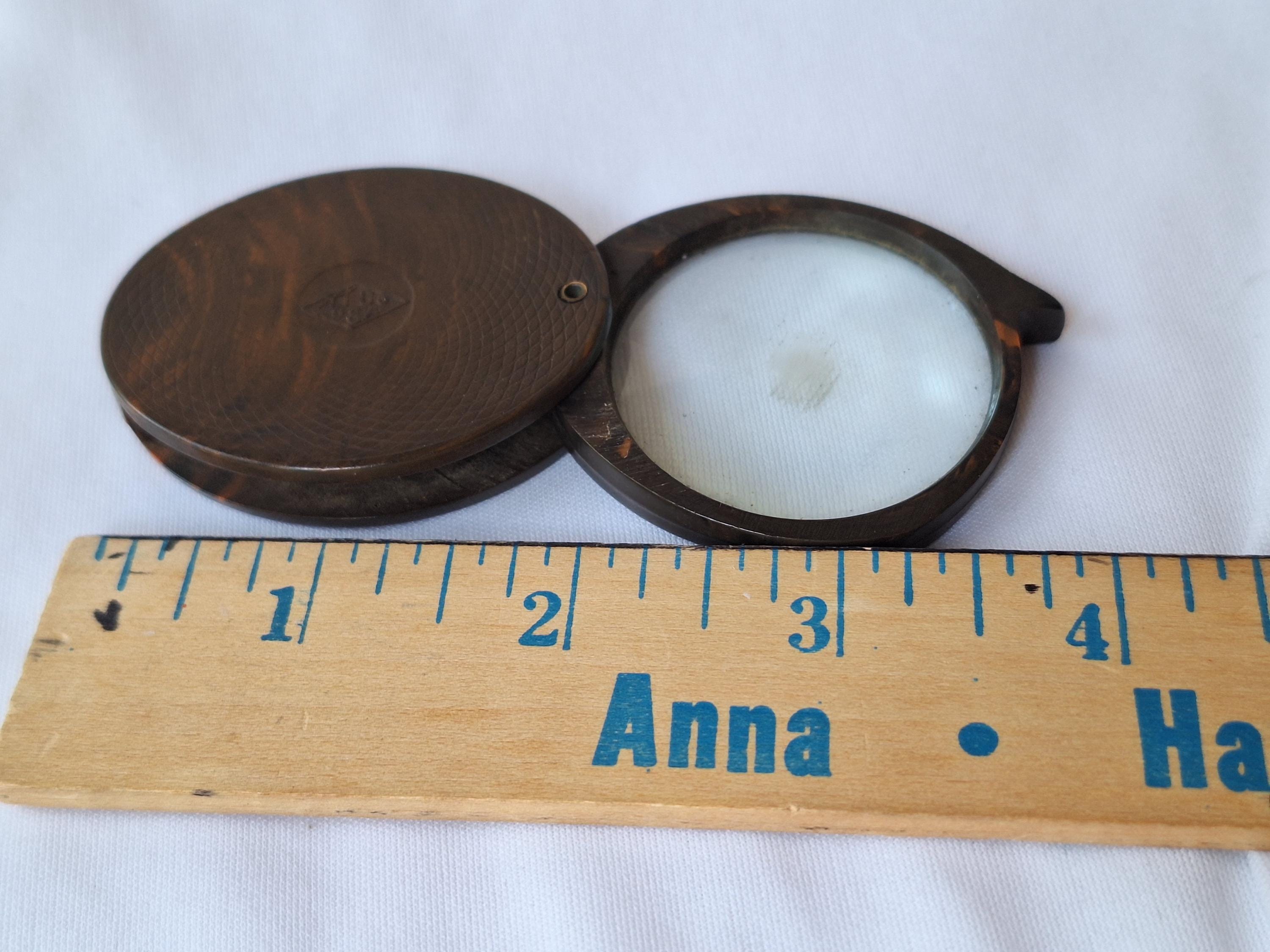 Vintage Atco Brown Bakelite Folding Pocket Magnifying Glass - Etsy