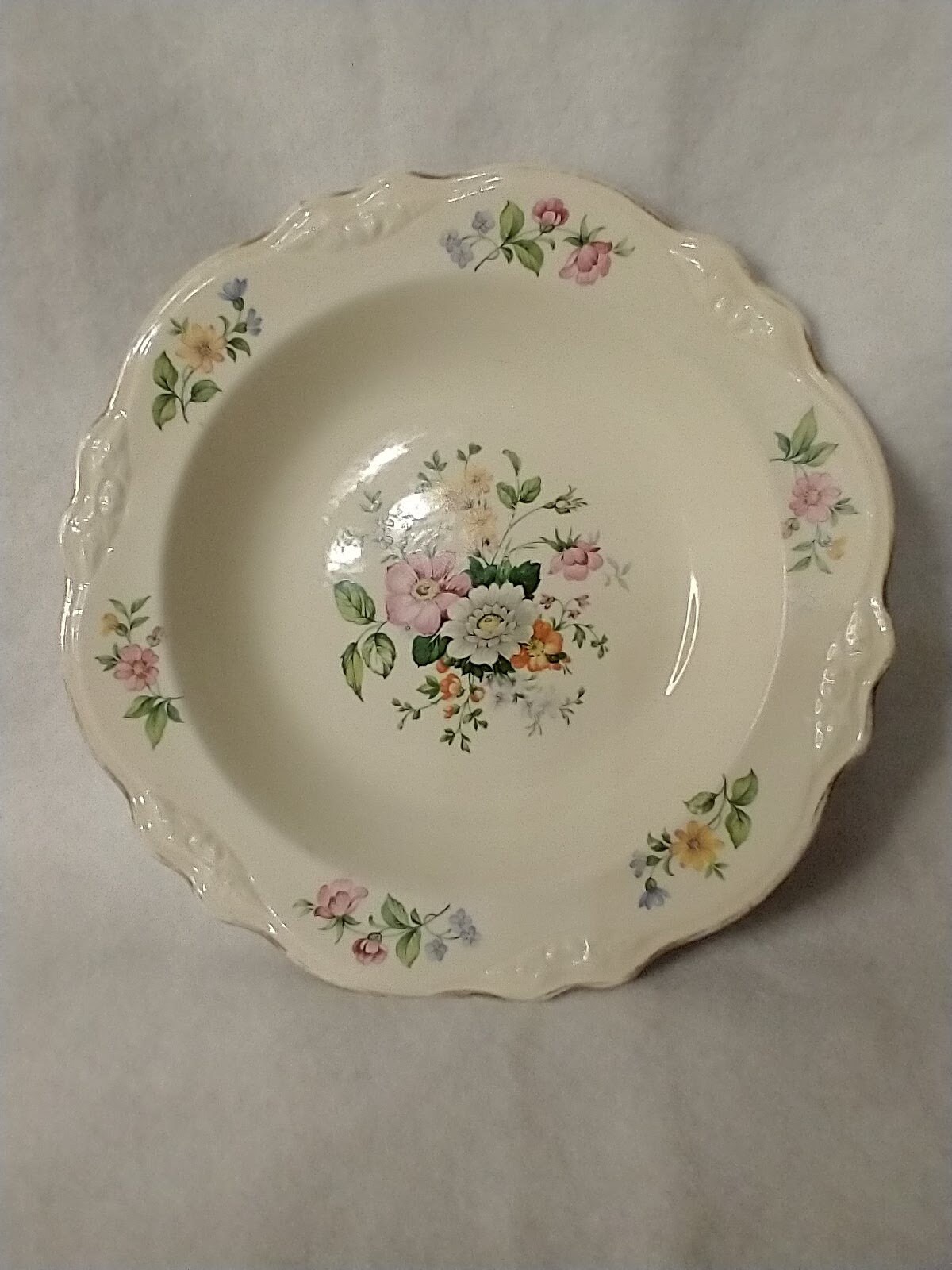 Homer Laughlin Virginia Rose Bowl - Etsy