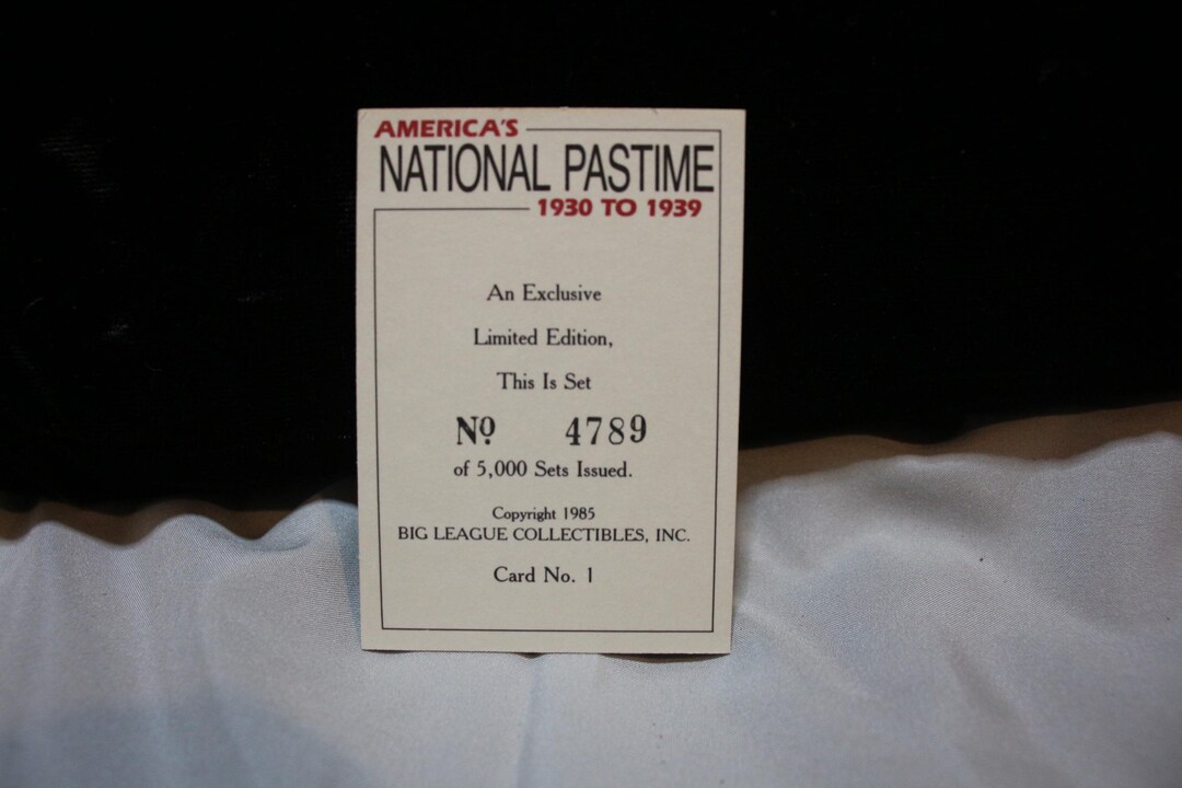 Reproduction Baseball Cards - Etsy