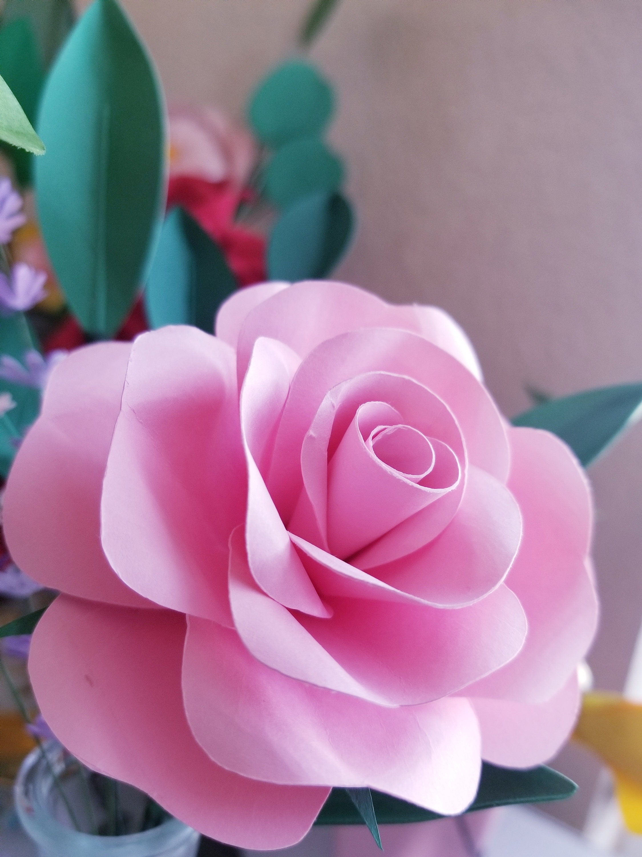 Rose Template on a Stem Template PDF and PNG File With - Etsy Canada