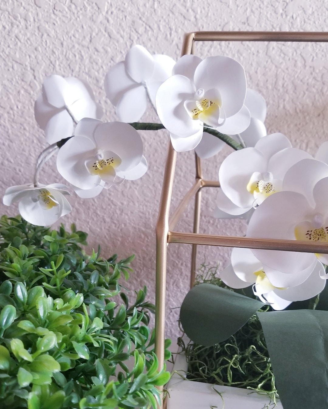 Orchid Template (PNG and PDF File) With Video Tutorial, DIY Template ...