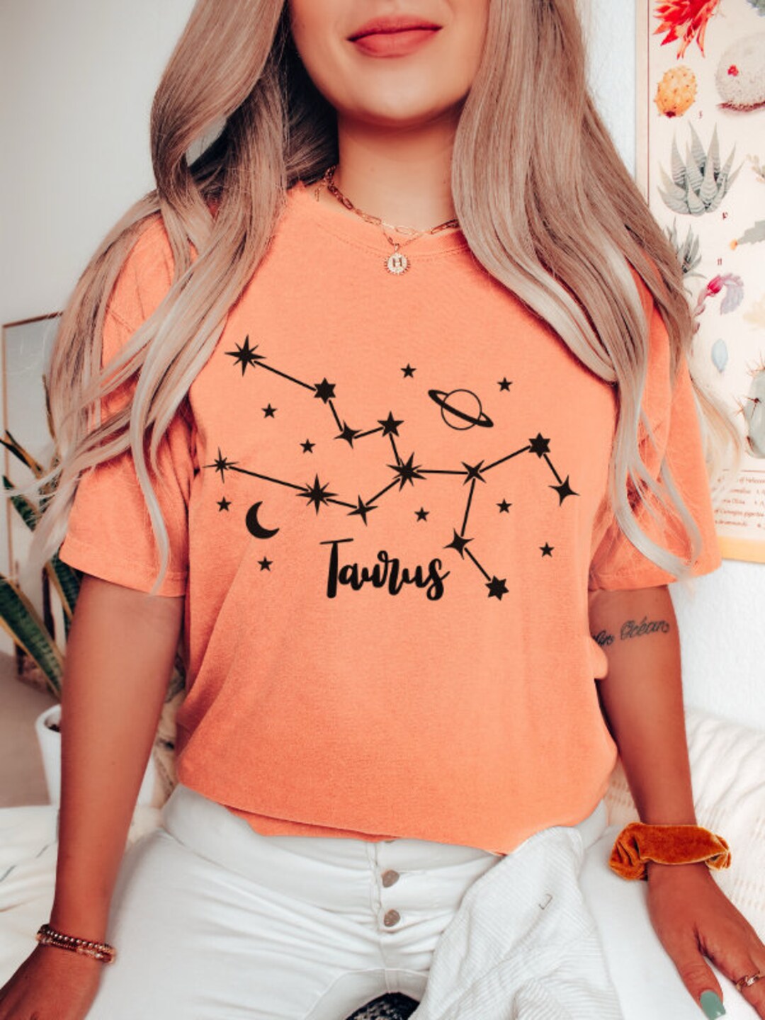 Star Sign T-shirt Zodiac Sign T-shirt Horoscope T-shirt Zodiac Tee Star ...