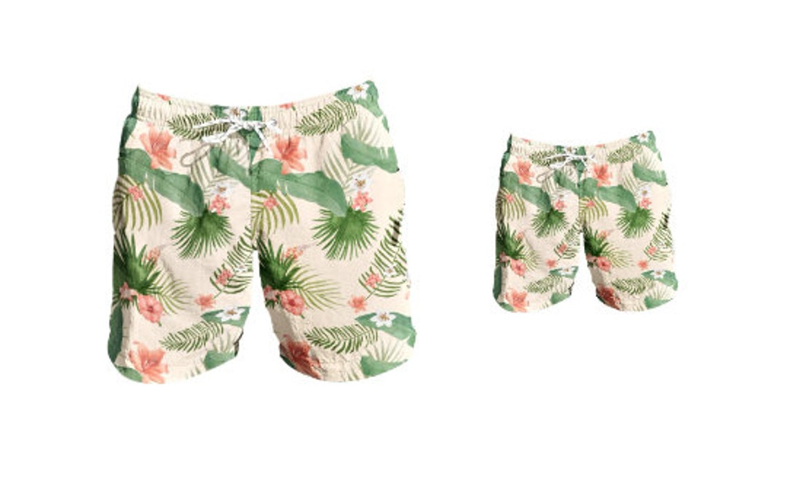 Father Son Matching Swim Trunks Father & Son Matching - Etsy