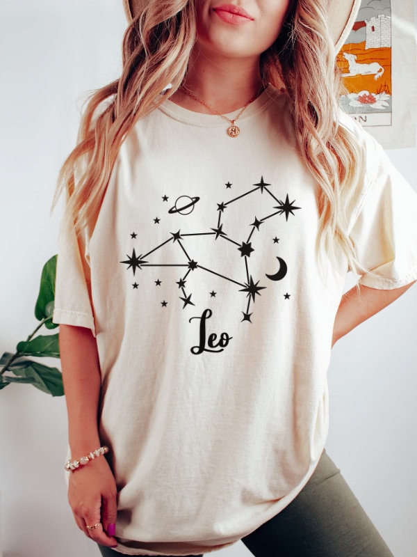 Star Sign T-shirt Zodiac Sign T-shirt Horoscope T-shirt Zodiac Tee Star ...