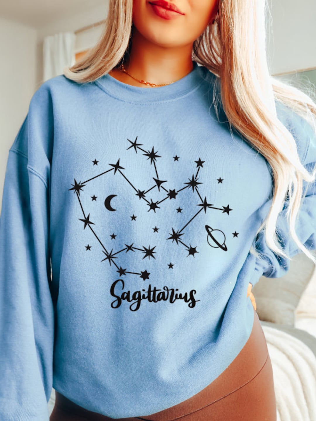 Star Sign Sweatshirt Zodiac Sign Sweatshirt Horoscope Sweatshirt Zodiac ...