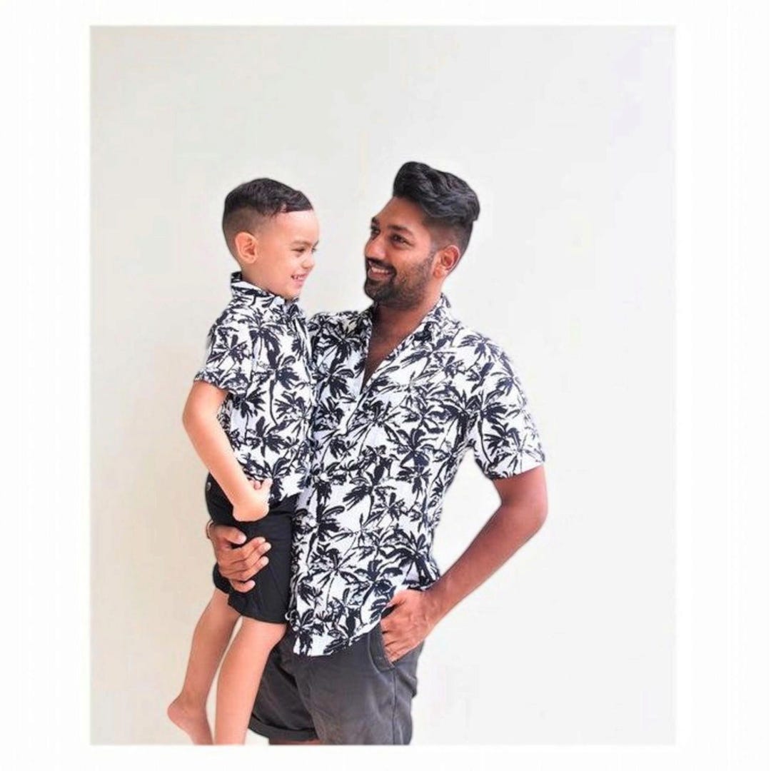 Father and Son Matching Shirts - Hawaiian, Father and Son Outfit ...
