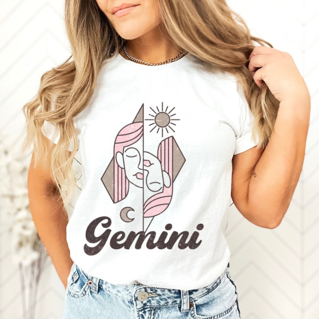 Star Sign Gemini T-shirt Zodiac Sign T-shirt Horoscope T-shirt Zodiac ...