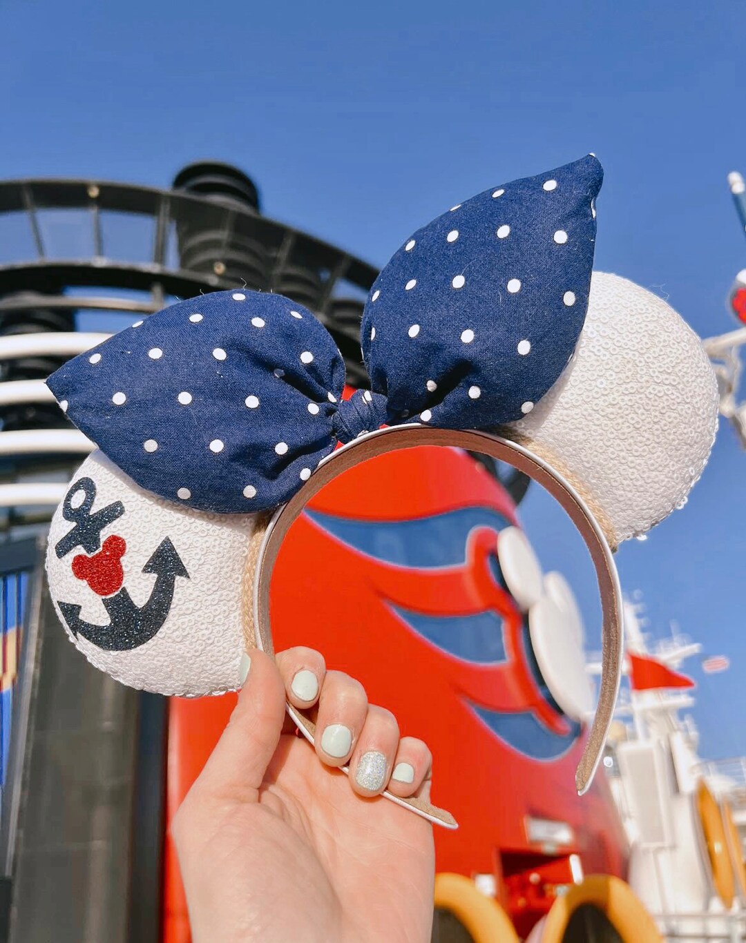 Mouse Anchor Cruise Mouse Ear Headband - Etsy