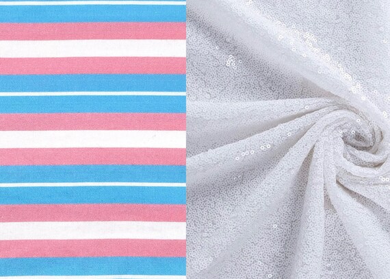 Trans Pride Flag Mouse Ear Headband OPTIONAL BOW - Etsy
