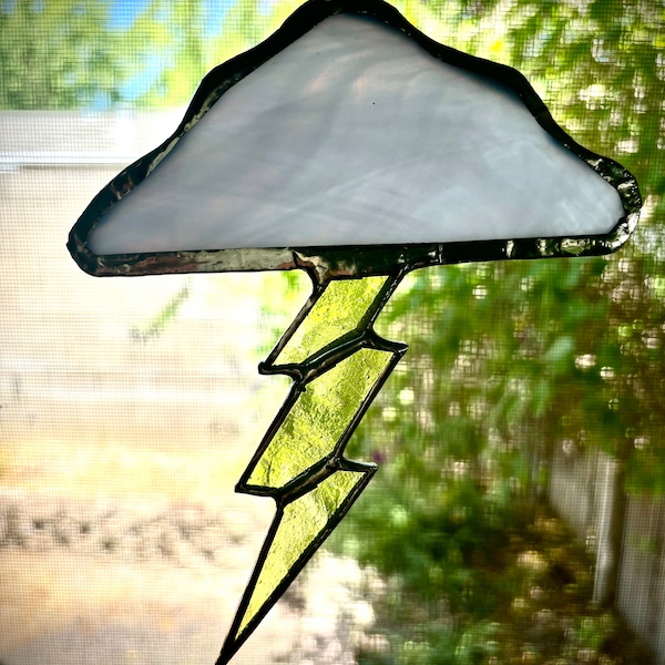 Stained Glass Cloud - Etsy