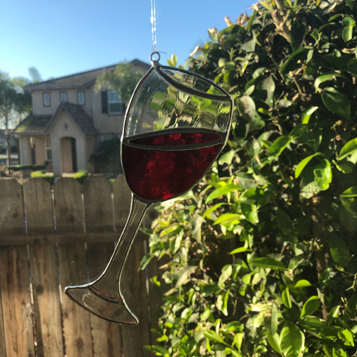 Stained Glass Red Wine - Etsy