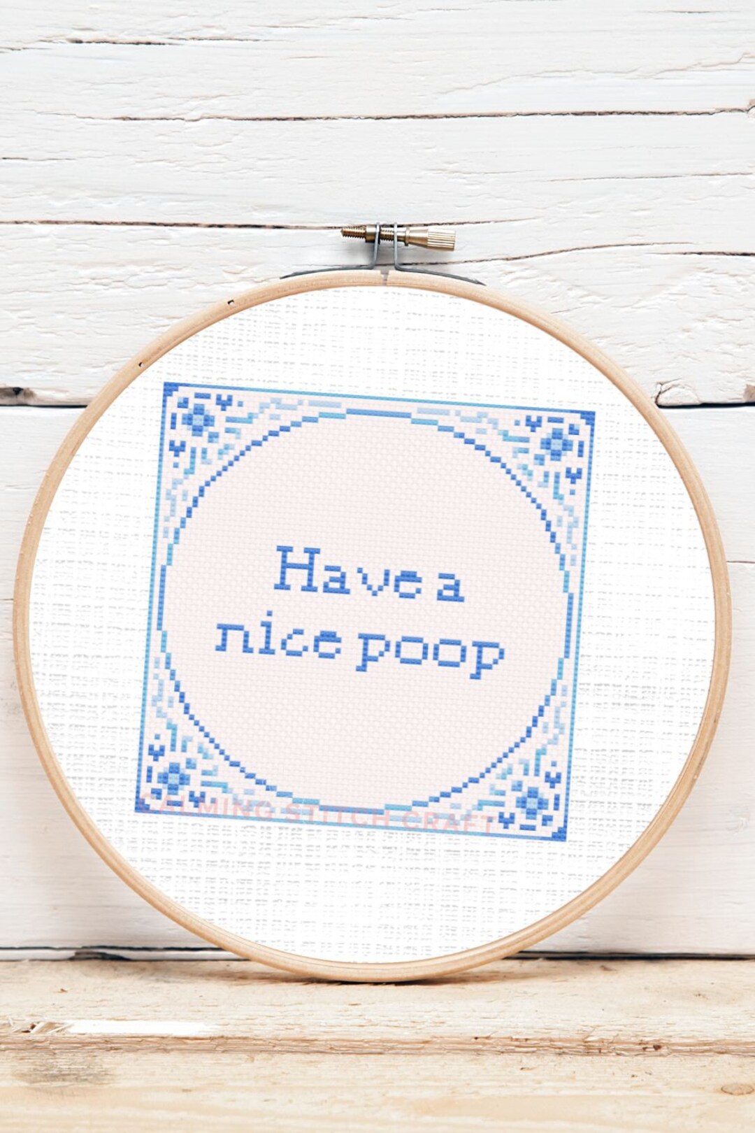 Cross Stitch Delft Blue Tile Pattern | Cross Stitch PDF - Etsy