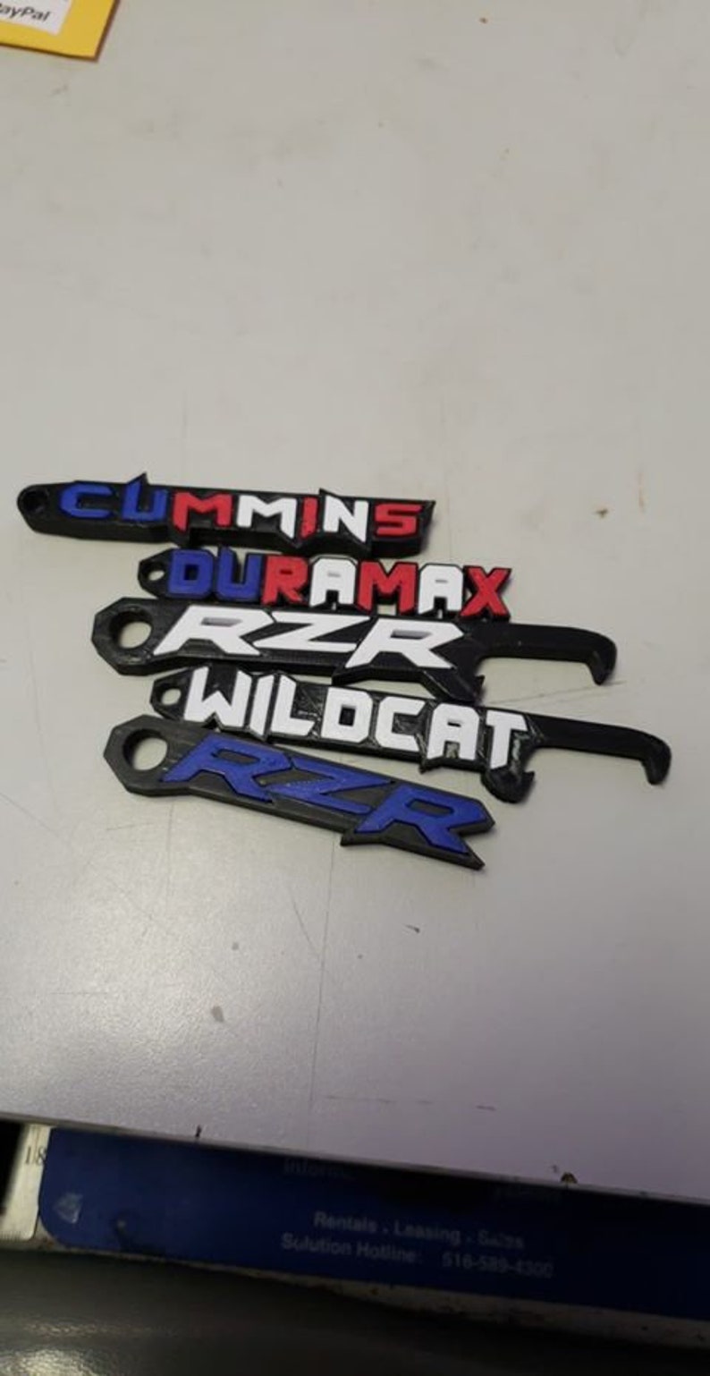 Custom 3d Printed Keychain - Etsy