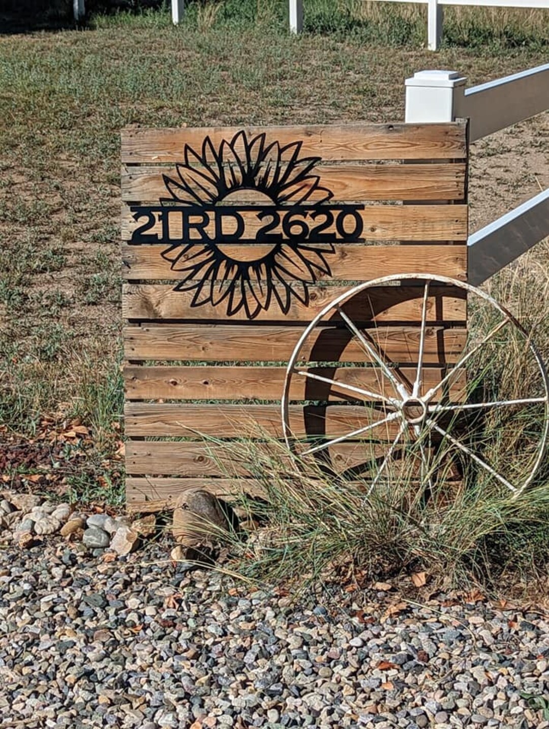 Sunflower Address Sign - Etsy