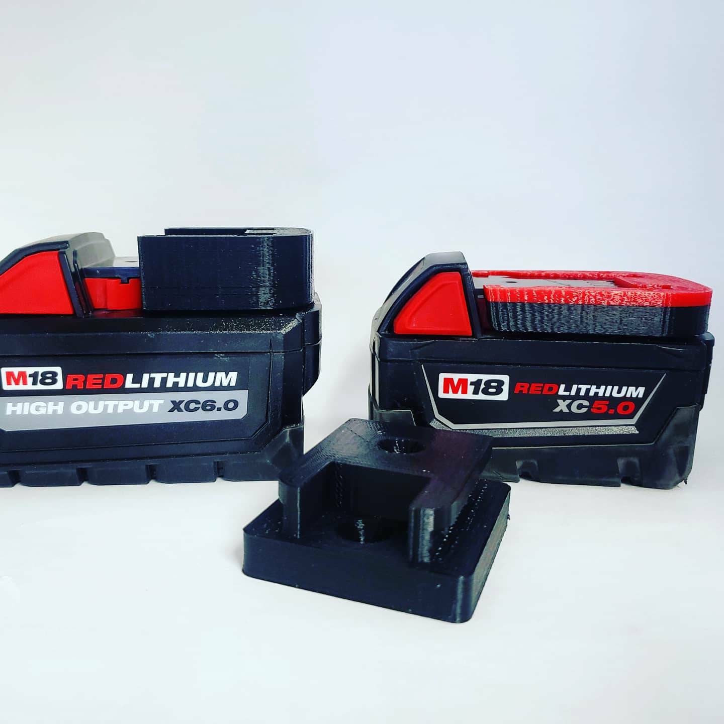 Milwaukee M18 Tool & Battery Storage Mounts — AK Mfg