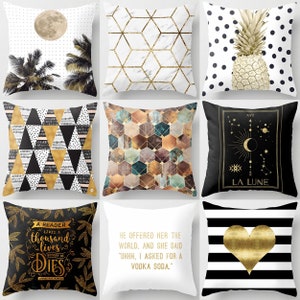 Creativity Pillow Coversart Throw Pillow Casesblack and - Etsy