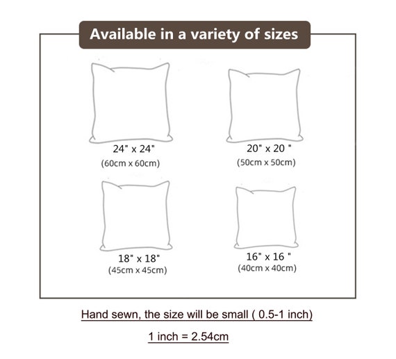 Pillow Insert Size Guide Chloe Olive, 55% OFF