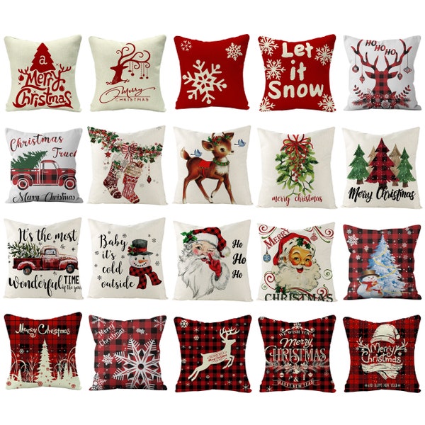 Holiday Pillow Cover - Etsy