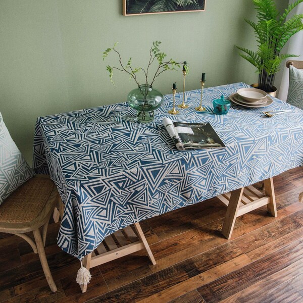 Modern Tablecloth - Etsy