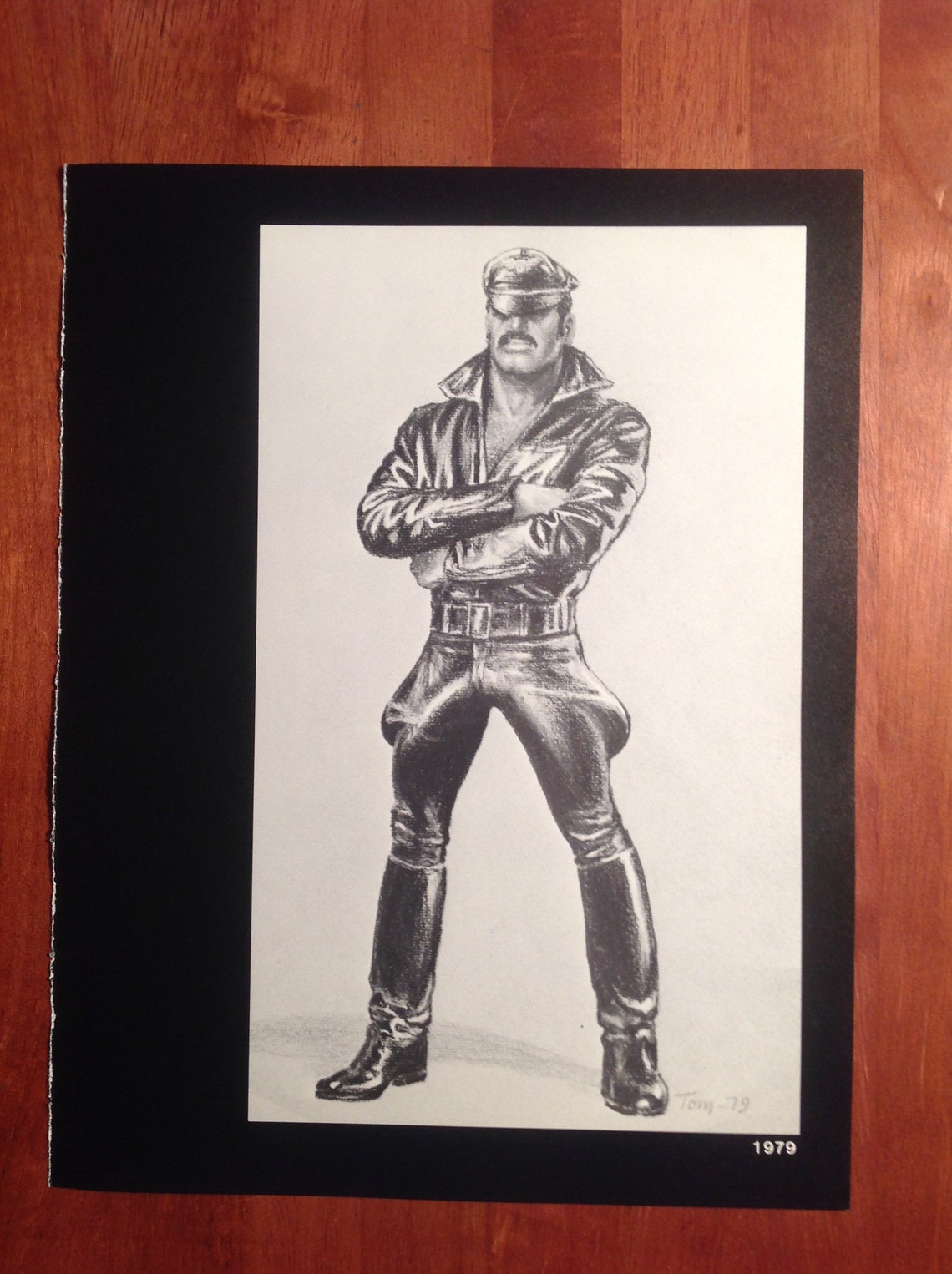 Art Page/print From TOM of FINLAND Book Retrospective 1 | Etsy