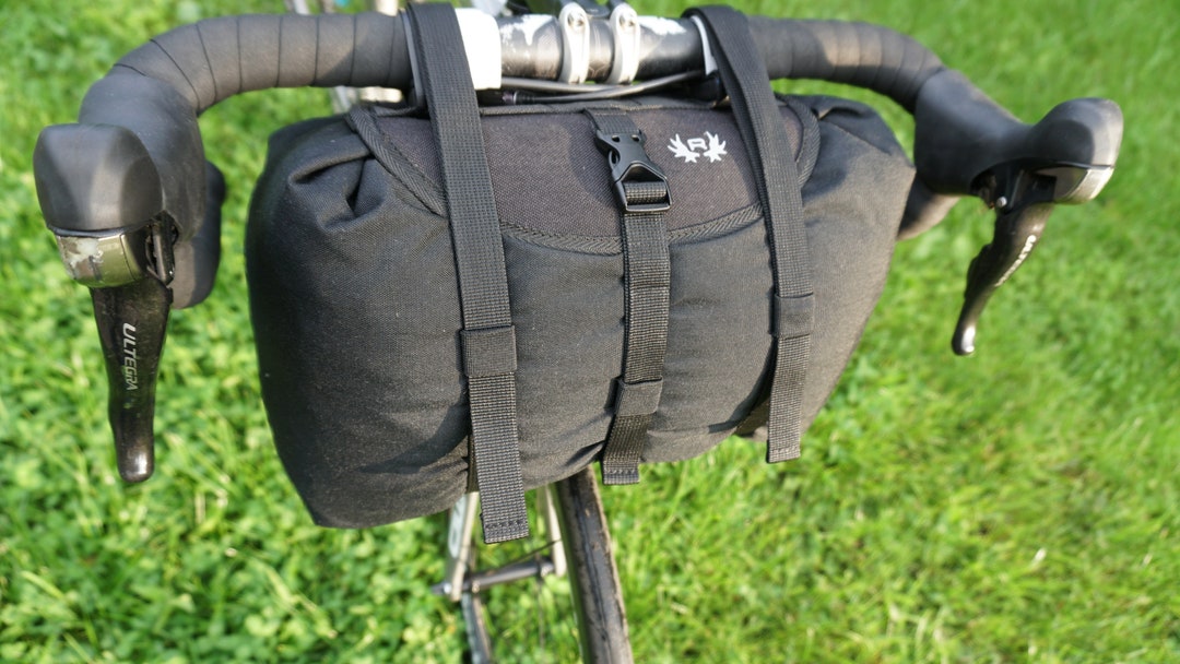 Waterproof Bikepacking Handlebar Bag: 12L Dry Bag With Harness System ...