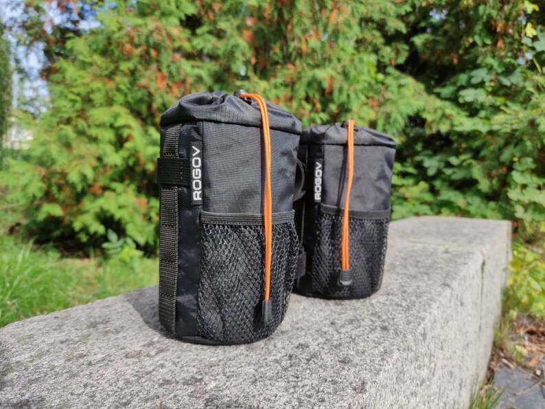 Bicycle Stem Bag: Bike Feed Bag. Water Bottle Holder - Etsy