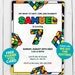 Rubik's Cube Digital Birthday Invitation - Etsy